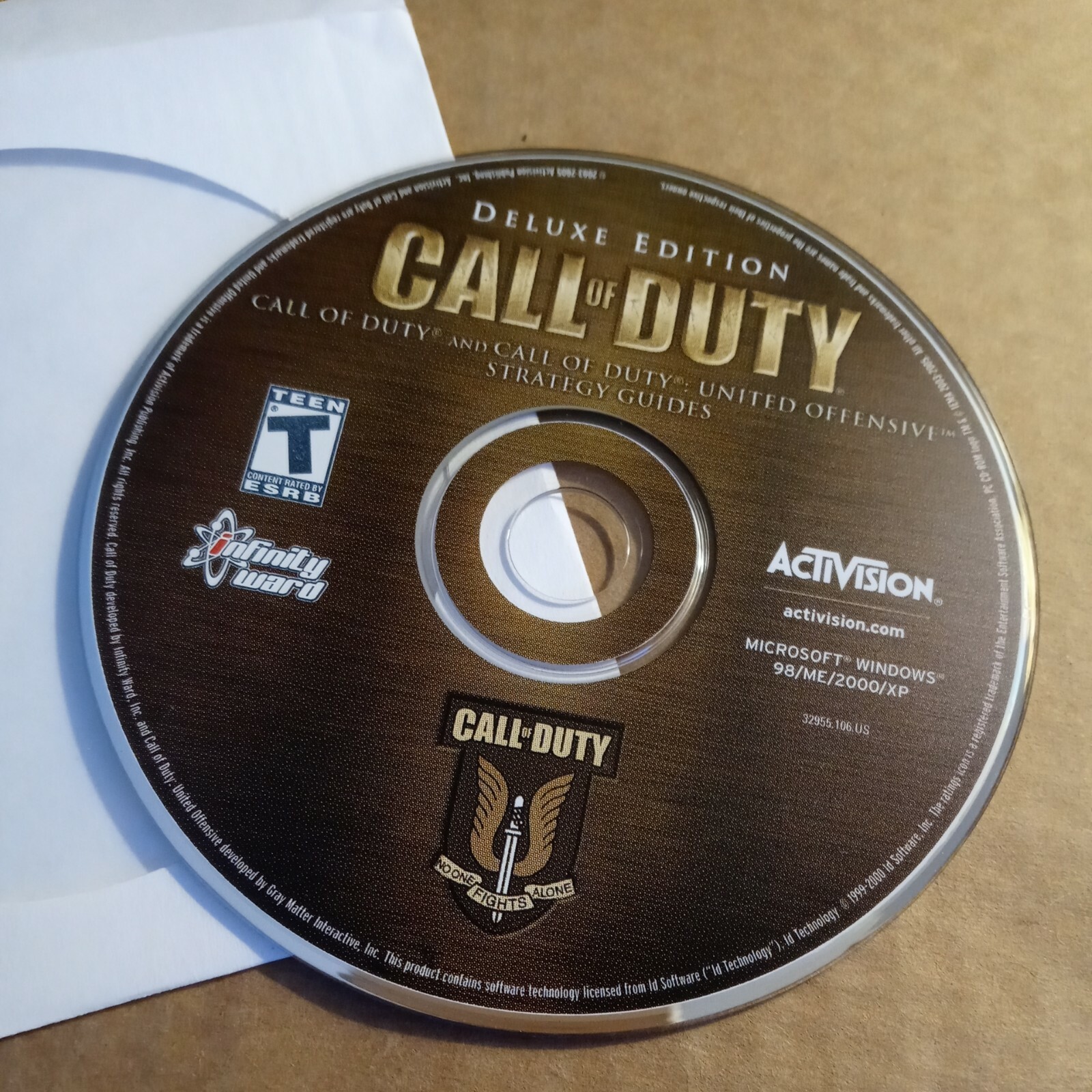 Call Of Duty: Deluxe Edition (PC CD-ROM) STRATEGY GUIDE DISC ONLY | eBay