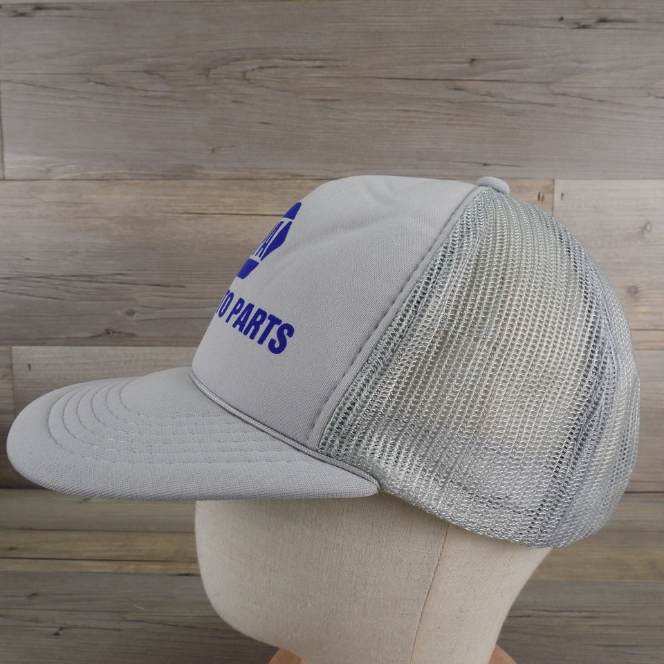Vintage Foam Napa Auto Parts Mesh Trucker Snapback Hat USA Gray Cap | eBay