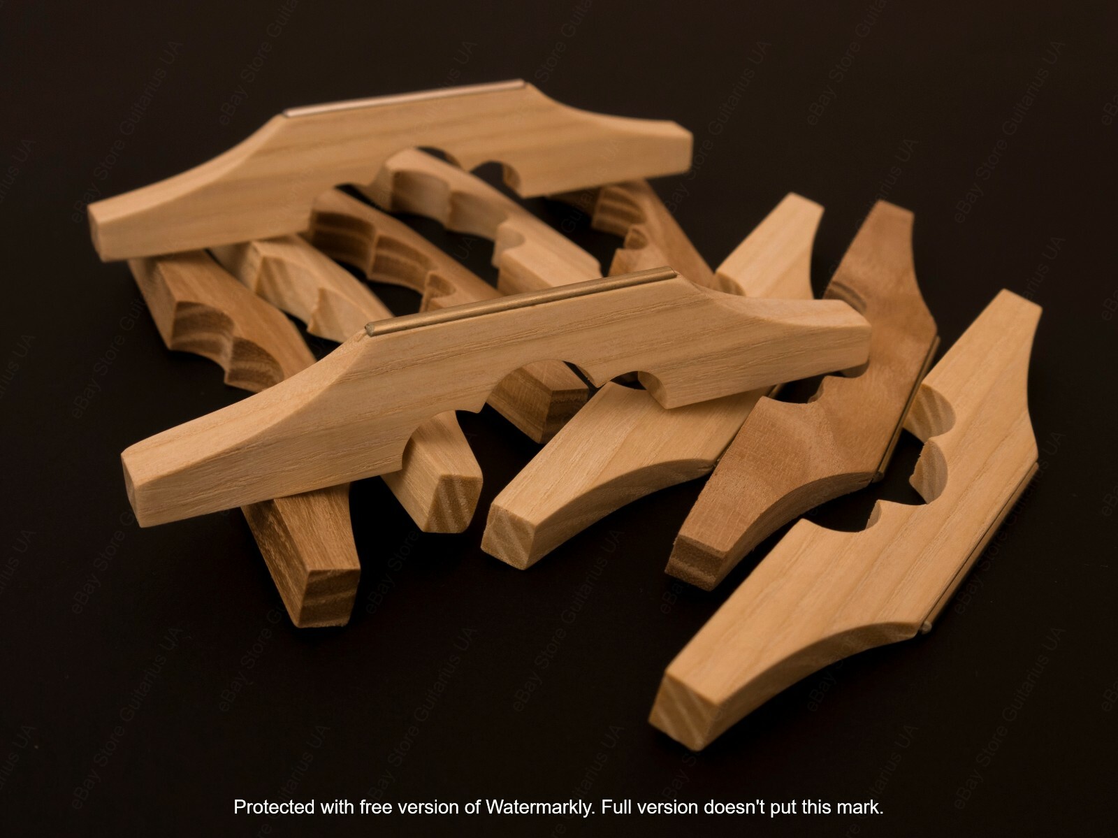 Bridge with fret for Balalaika / Domra, Semi manufacture, Height about ...