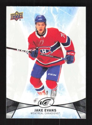 Jake Evans 2021-22 UD Ice 2020-21 Rookies RC Montreal Canadiens #68 | eBay