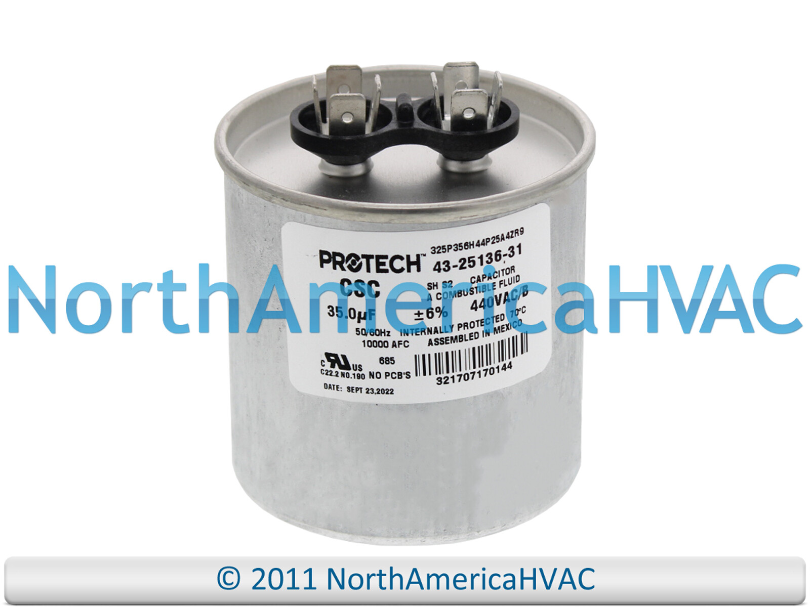 OEM Rheem Ruud Protech Capacitor 35 uf MFD 440 Volt Fits 43-100510-23 ...
