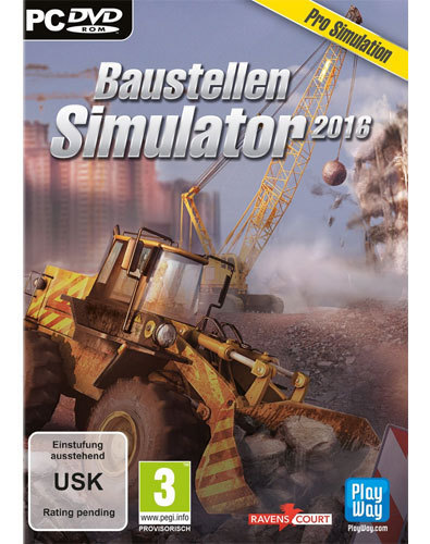 PC Computer Spiel Baustellen-Simulator 2016 * Bager Baumaschienen Bau ...