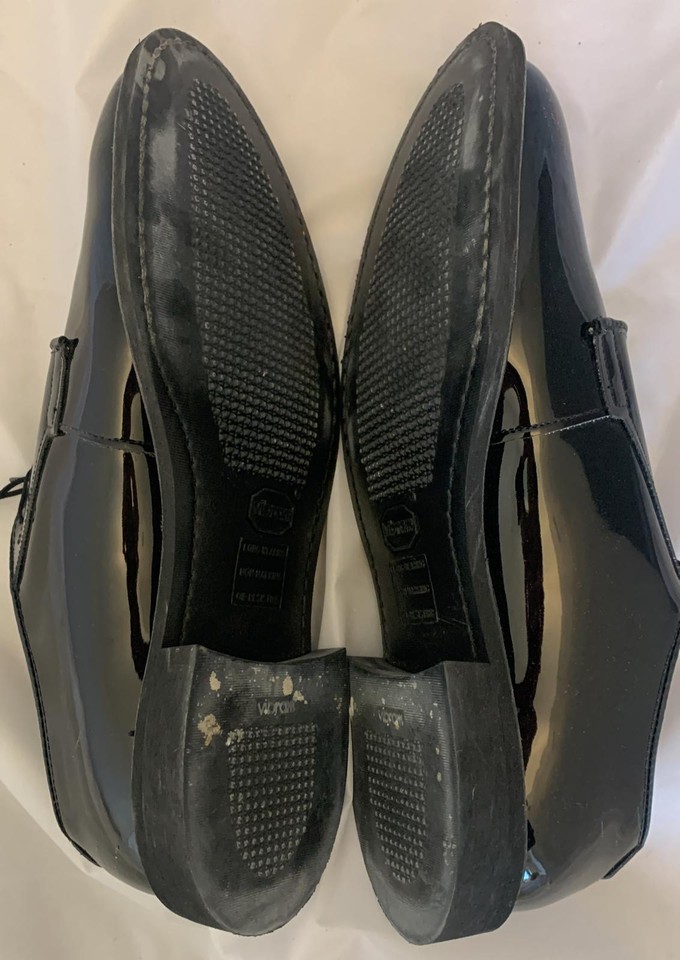 CAPPS Men's Black High Gloss / DRMO / Military Uniform Dress Shoes ...