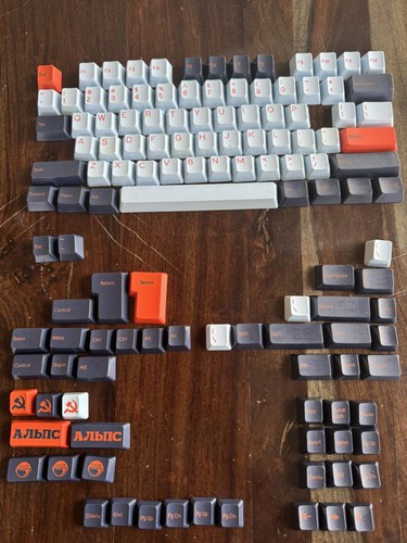 “INCOMPLETE” DROP + T0MB3RY SA YURI CUSTOM KEYCAP SET - DCS Alps Yuri ...