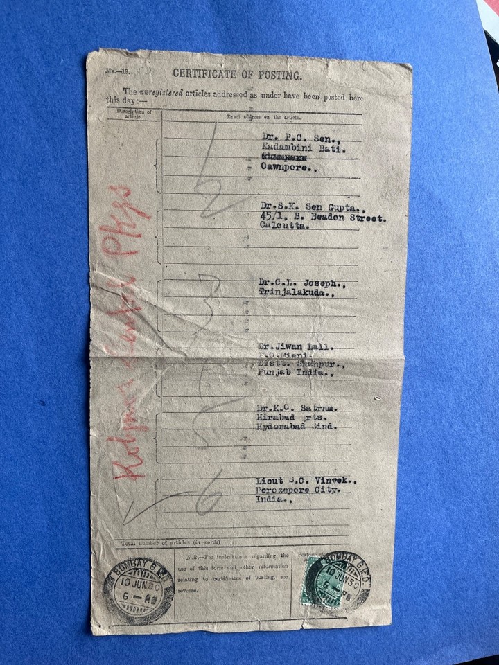 x3 INDIA COVERS ! ALBADEVI WWII CENSOR TAPE + TIRUVALLA - BRITISH EAST ...