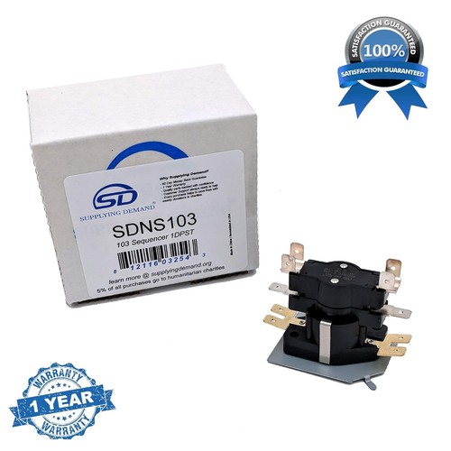 Supplying Demand Q103 HQ1056789 Furnace Heat Pump Sequencer 1DPST 24 ...