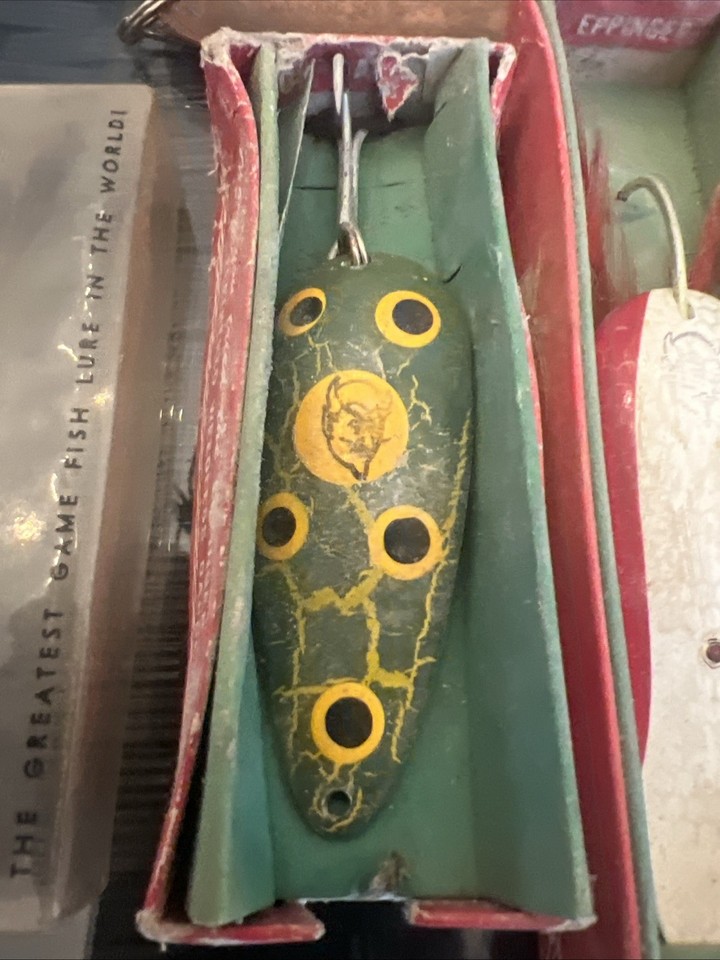 Lot Of 5 (3 Are New) 1 Is A Sea devil Daredevil Eppinger Fishing Spoon ...