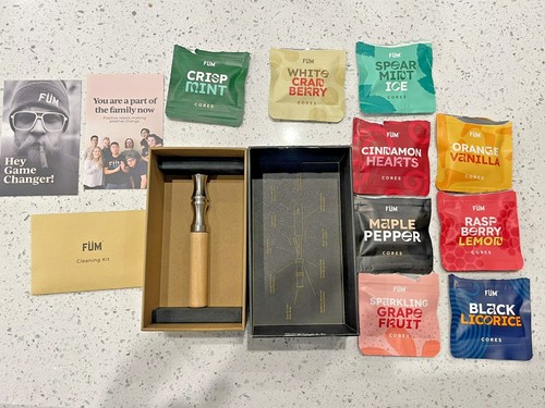 FUM Flavored Air Diffusive Device Stop Smoking, 9 Flavors Opened 2 In ...