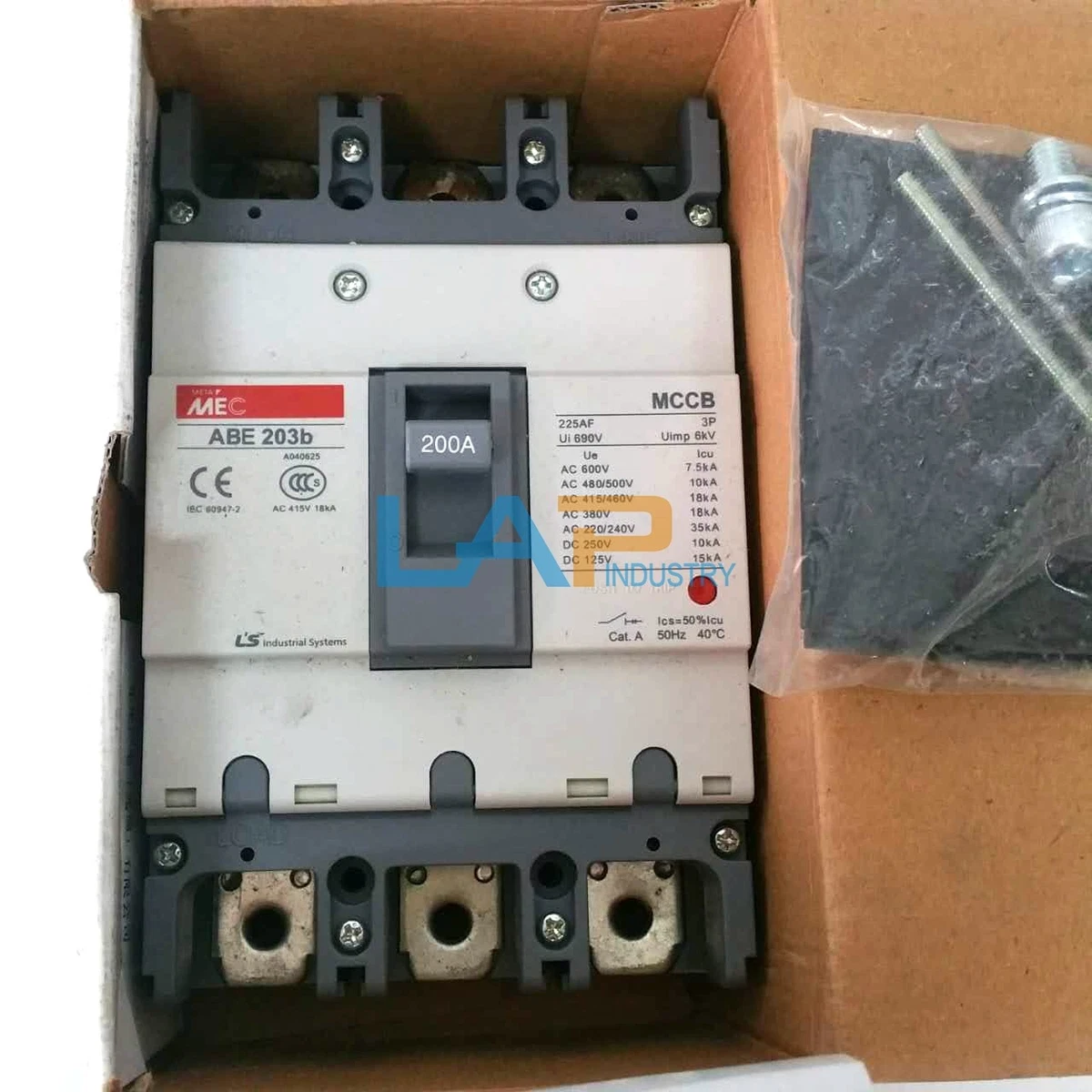 ABE203b 225A MEC Circuit Breaker Electronic Power Solution, 55% OFF