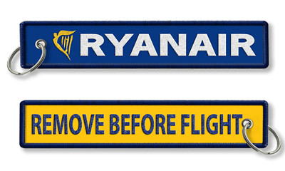 Ryanair RBF Embroidered Keyring | eBay Australia