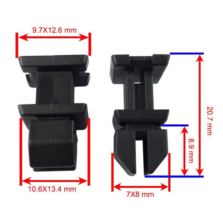 50 Body Panel Clip Push Type For Mercedes Benz W124 R129 W140 W202 124 ...