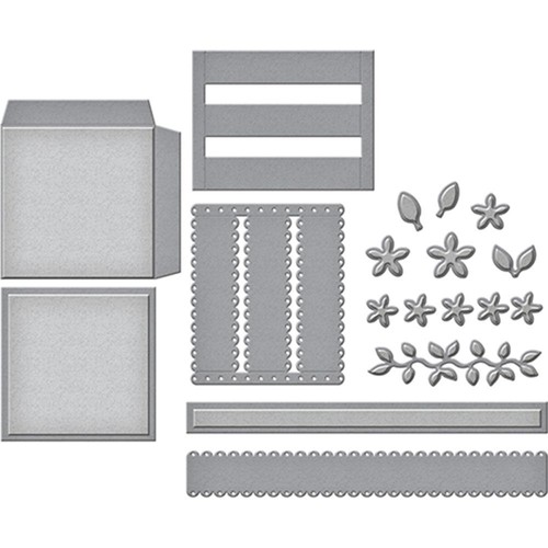 Spellbinders Designer Series Die ~ DECORATIVE FLOWER BASKET ~ S7-210 ...