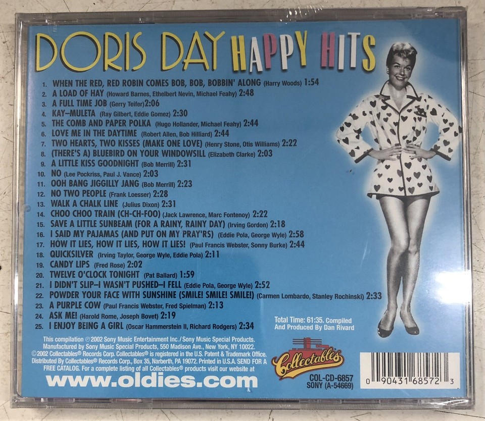 Doris Day-Happy Hits CD | eBay