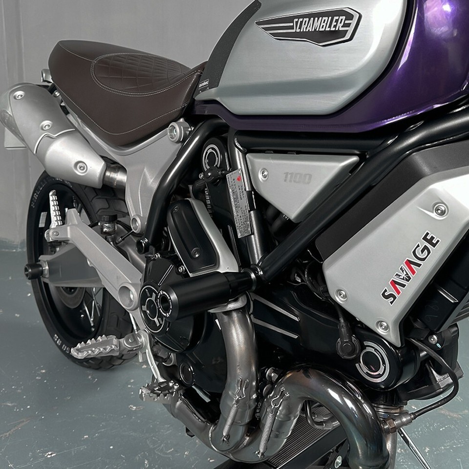 CNC Frame Sliders Guard Crash Protector For Ducati Scrambler 1100 800 ...