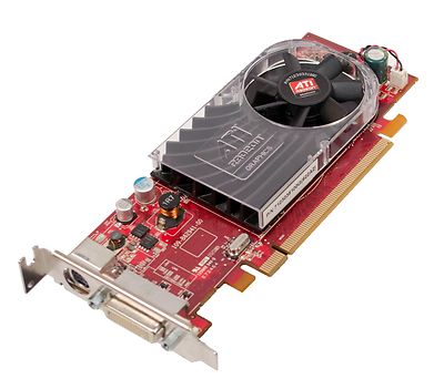 Half Height ATI Radeon HD3450 256MB DDR2 Video Card-PCI-Express X16 ...