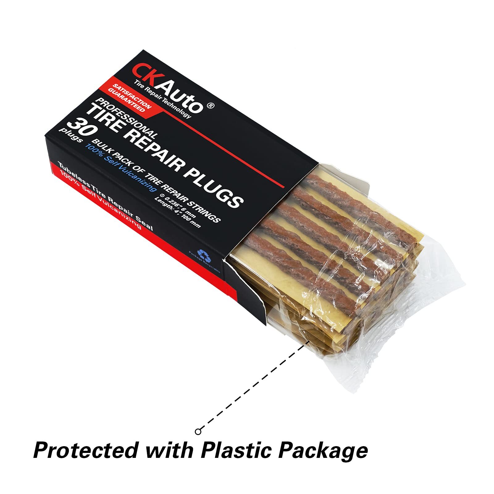 30pcs 4" Brown Tire Repair Strings Automotive Tool Tire Repair Plugs ...