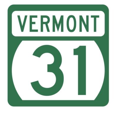 Vermont State Highway 31 Sticker Decal R5285 Highway Route Sign | eBay