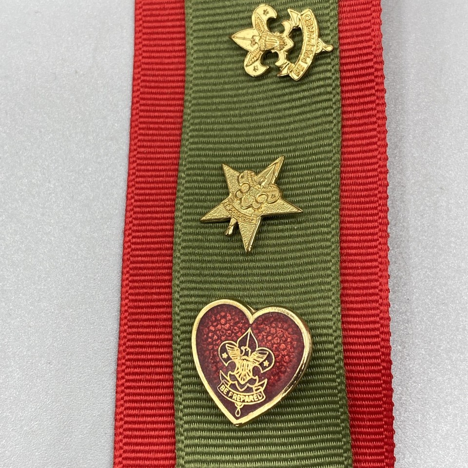 Vintage BSA Boy Scouts of America Insignia Pins patch Bear Wolf Tiger ...