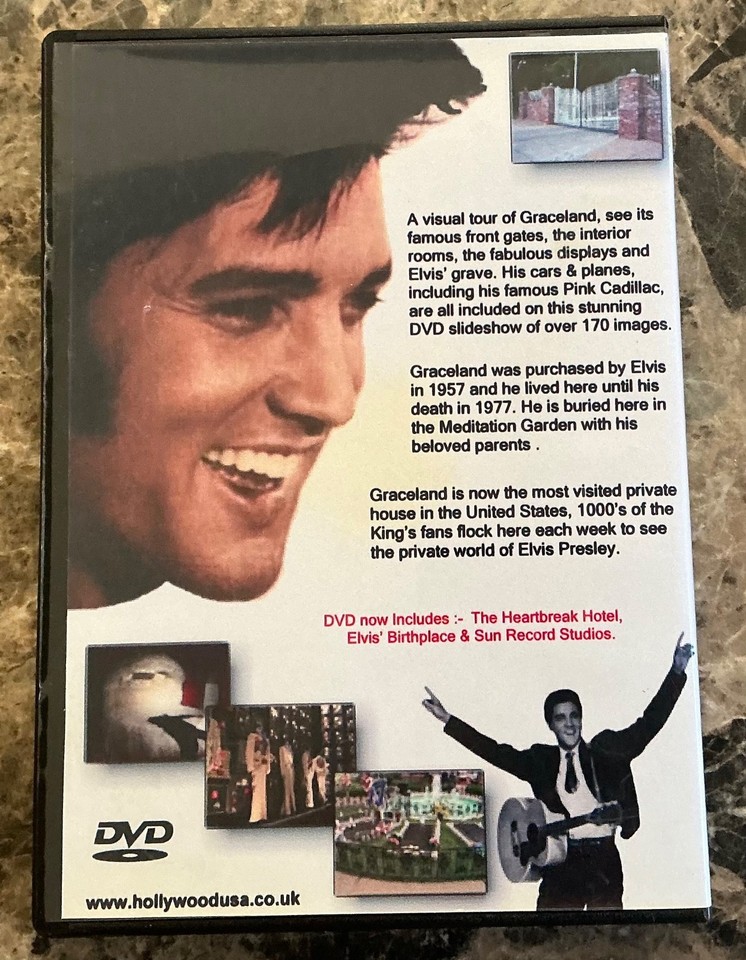 ELVIS PRESLEY’S GRACELAND DVD ~BOUGHT IN GRACELAND STORE ~ WORLDWIDE ...