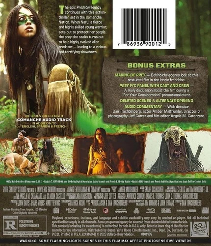 Prey (2022) Blu-ray | Predator Origins Action Adventure | FREE SHIPPING ...