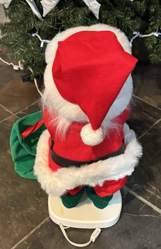 Vintage Santa's Best Santakins Animated Christmas Santa 20” With Box ...