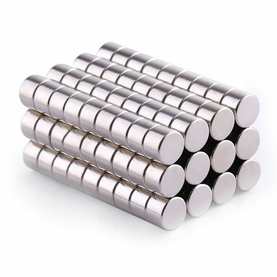 Magnets 6mm Dia x 1mm-20mm Thick Powerful Round Magnet N35 | eBay