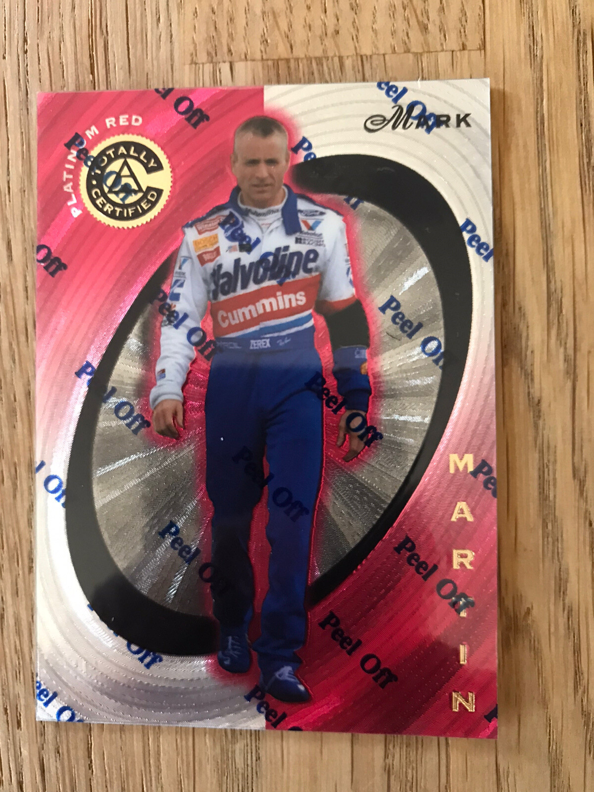 1997 Pinnacle Totally Certified Platinum Red 2132/2999 Mark Martin #6 ...