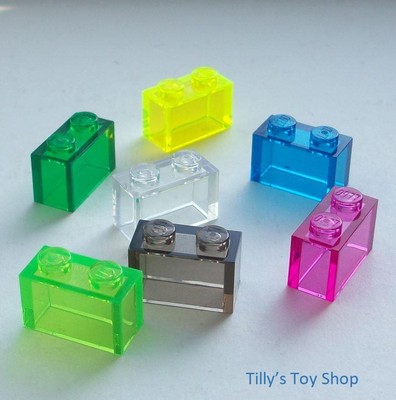 Lego - 1x2 Stud Clear Window Bricks - Pick Colour & Pack Size - 3065 ...