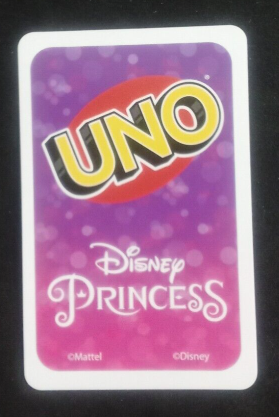 2022 Disney Princesses Uno Card Blue Belle Reverse Card | eBay