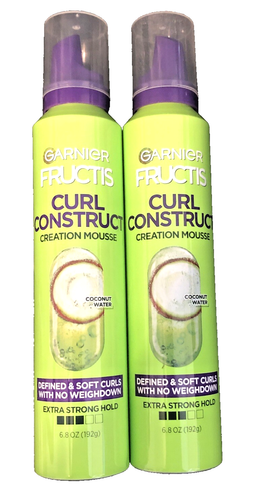 Garnier Fructis Curl Construct Creation Mousse Extra Strong Hold 6.8 oz ...