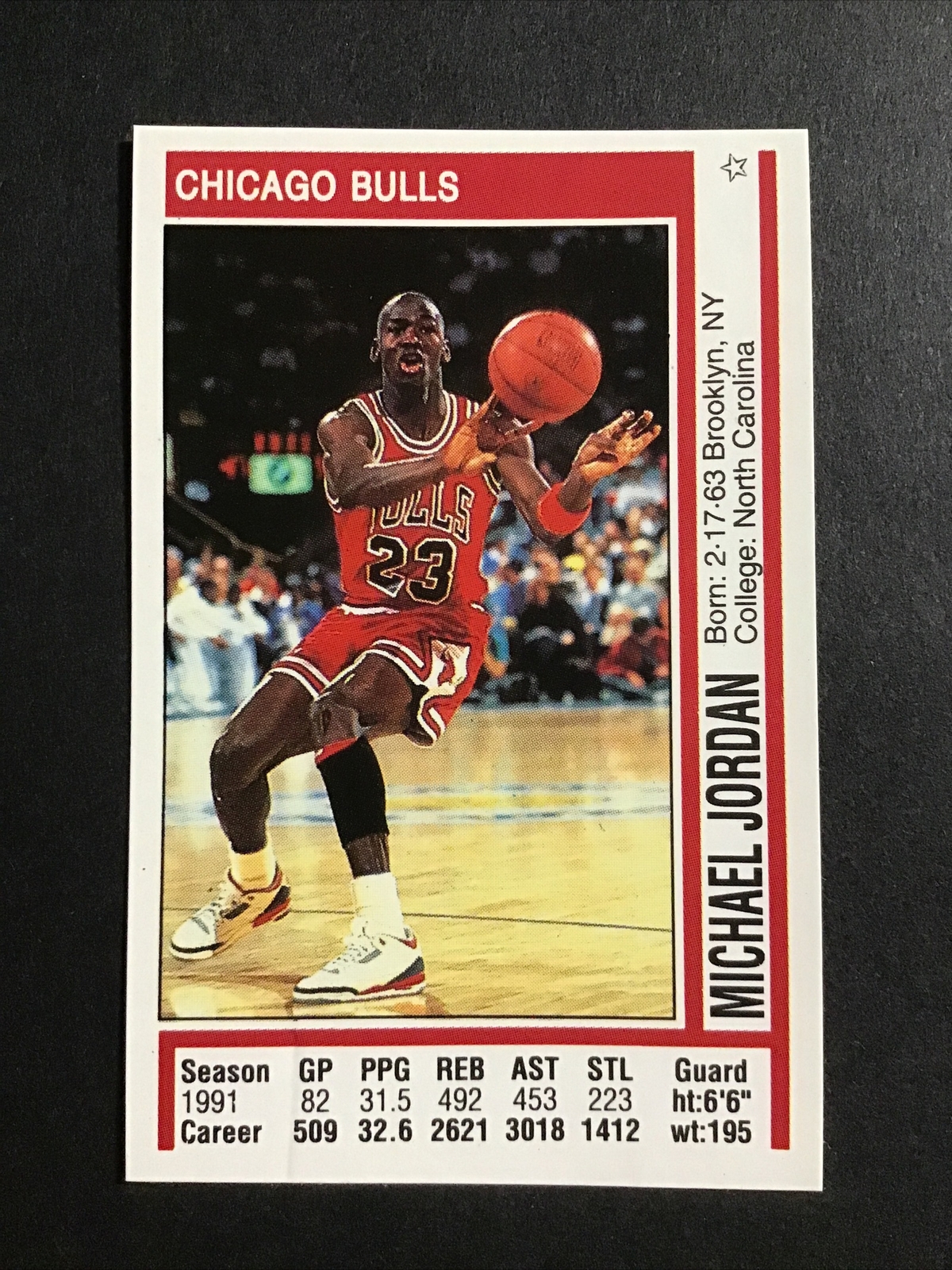 1991-92 Panini Stickers #116 Michael Jordan - MINI - NM-MINT - T928 | eBay