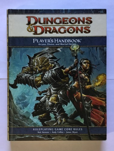 Dungeons & Dragons Player’s Handbook. 1st printing 2008. Gamer's ...