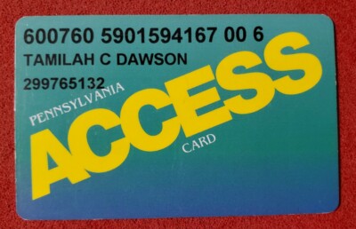 Pennsylvania Access card cc1704 | eBay