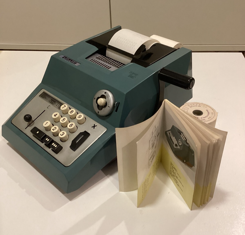 OLIVETTI SUMMA PRIMA 20 ADDING MACHINE. MADE IN ARGENTINA. 1962 SN ...