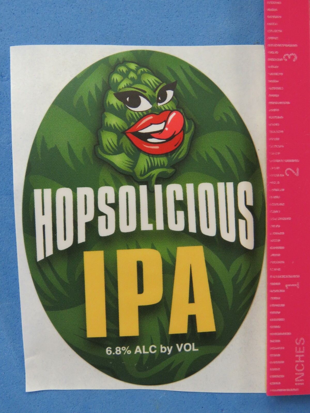 BEER STICKER ~ NORTH SOUND Brewing Hopsolicious IPA ~ Mount Vernon ...