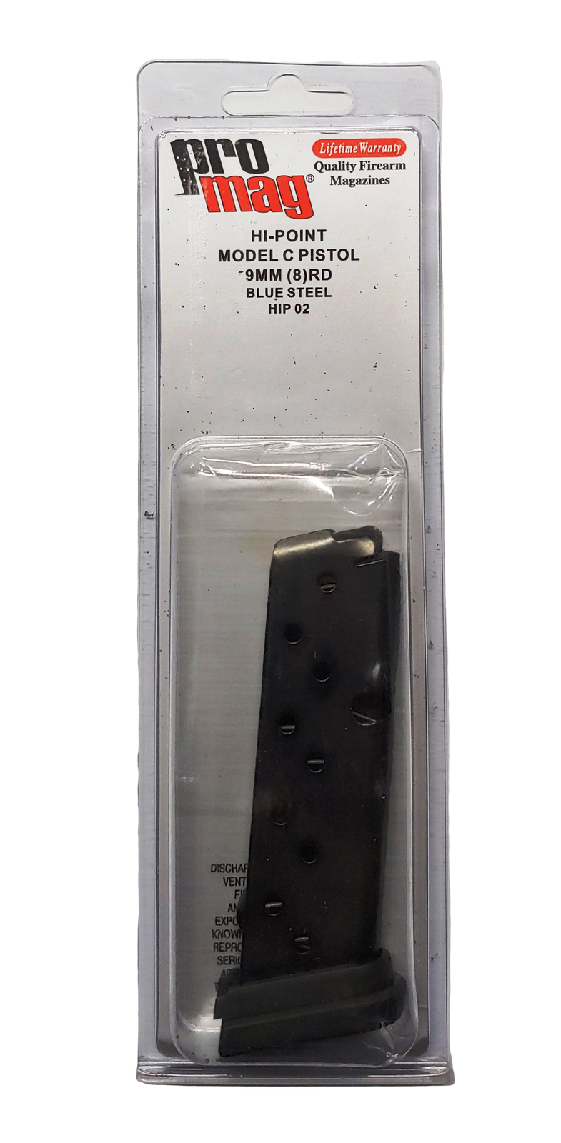 ProMag Hi-Point Pistol Magazine Model C 9mm Luger 8 Rounds Steel Blued ...