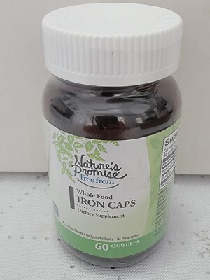 Nature's Promise Whole Food Iron Caps 60 Capsules Exp 10/2025 | eBay