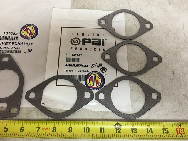 Exhaust Manifold Gasket Kit for a Cummins Isx. Pai BRAND Ref. # 4907448 ...