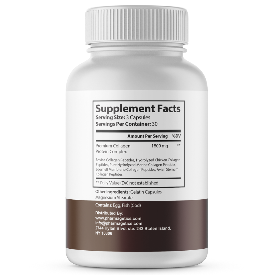 Collagen Ultra Complex Types I, II, III, V & X - 90 Capsules | eBay