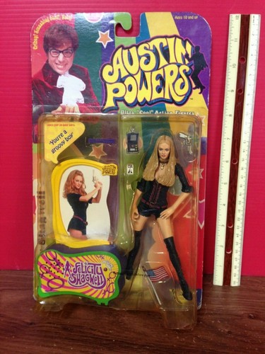 Vintage 1999 Austin Powers Felicity Shagwell Action Figure NOS | eBay