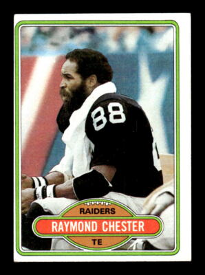 1980 Football Topps Raymond Chester Oakland Raiders #403 2 | eBay