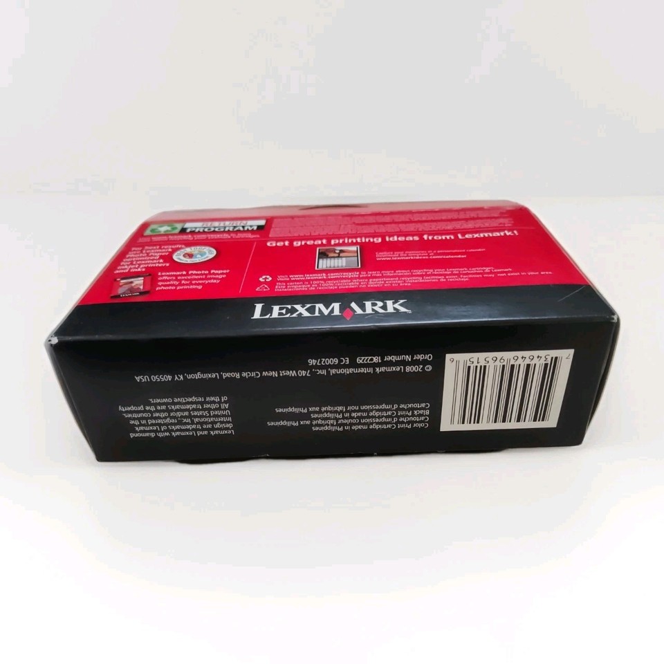 LEXMARK 36 37 Combo Pack Black Color Cartridges Sealed New OLD Stock ...