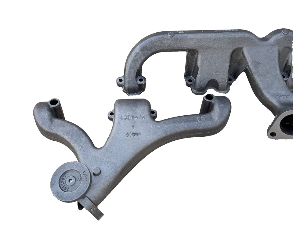 New 1968-70 Plymouth Dodge Mopar 340 Small Block EXHAUST MANIFOLD PAIR ...