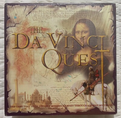 The Da Vinci Quest Board Game Family Trivia By The Movie Game Inc New ...