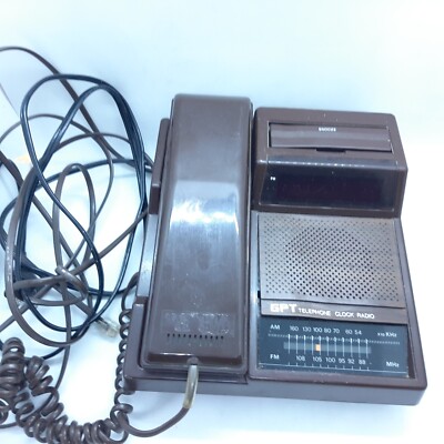 GPT GPT-CR2 AM/FM Alarm Clock Radio & Phone | eBay