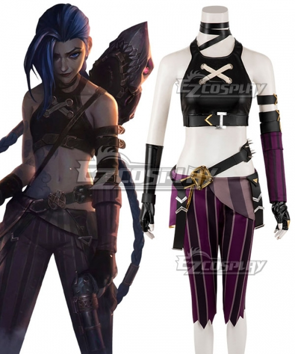 Arcane League of Legends LOL Arcane Jinx Halloween Cosplay Costume/ | eBay