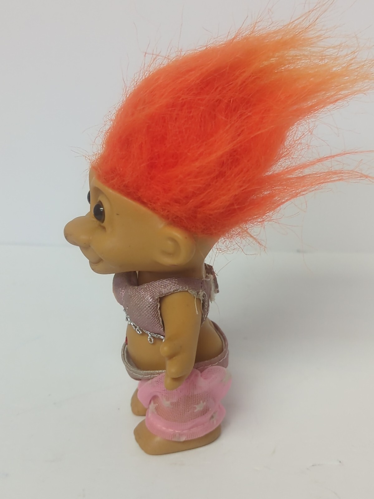 Vintage Russ Genie Troll Doll Pink Belly Dancer Gem Belly Collectibles ...