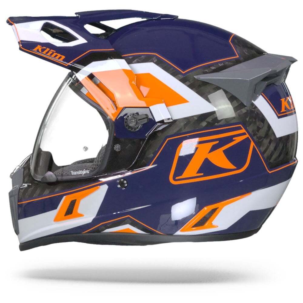 Klim Krios Pro Rally Striking Orange Adventure Helmet - New! Fast ...