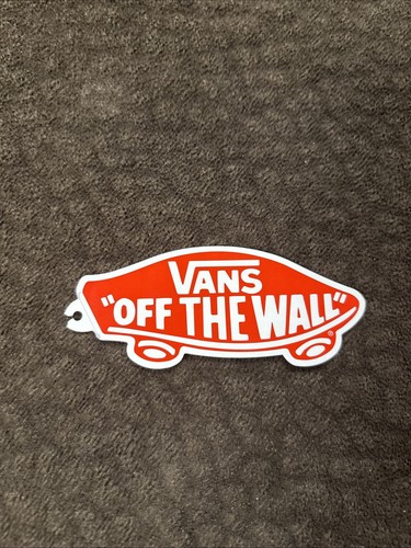 Vans Off The Wall Red Sticker Decal New | eBay