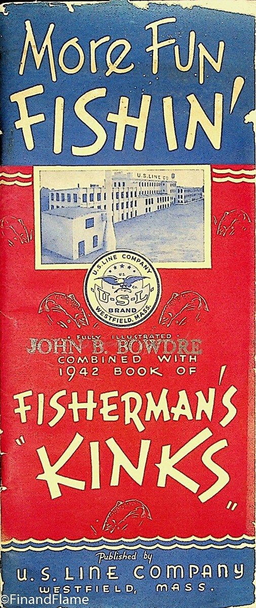 Vintage 1942 B Small Format US Line Antique Fishing Line Catalog 68 ...